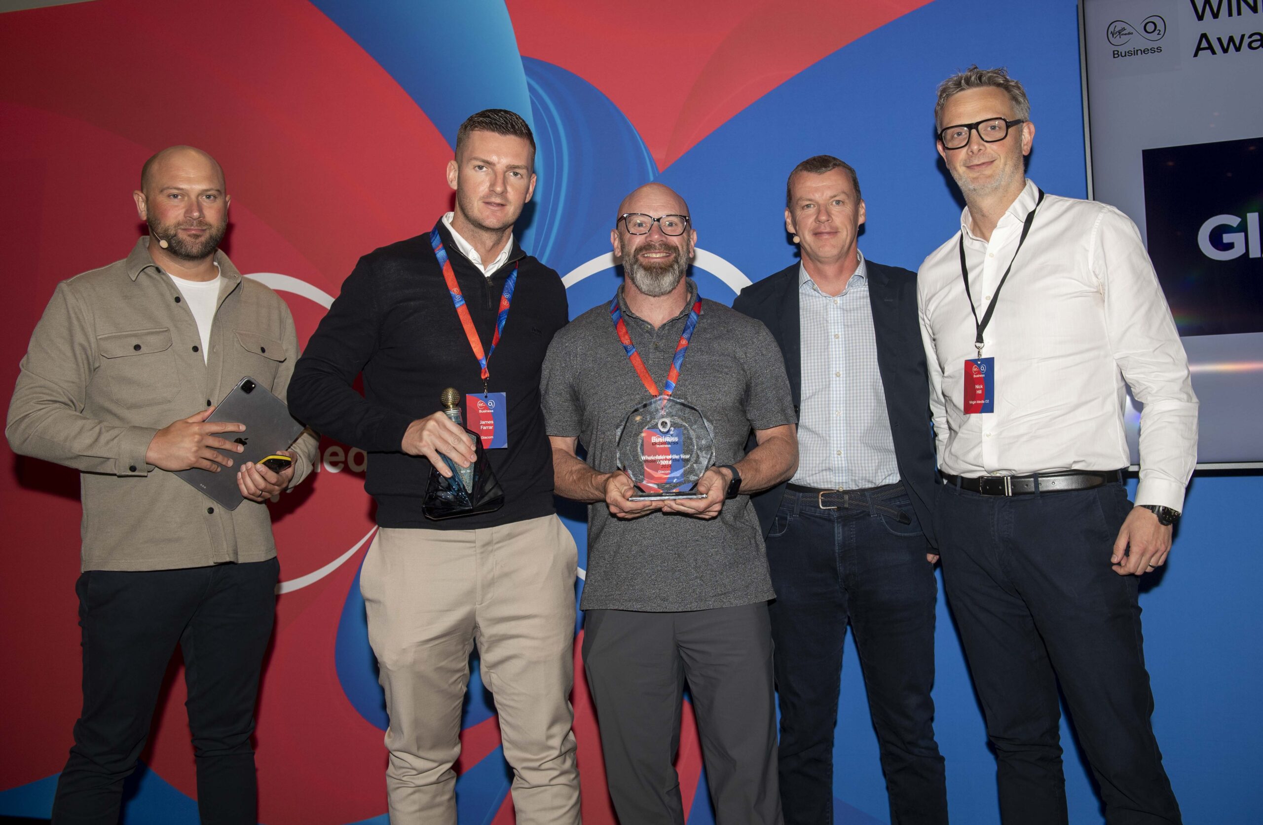 Giacom awarded Wholesaler of the Year by VMO2 - Giacom